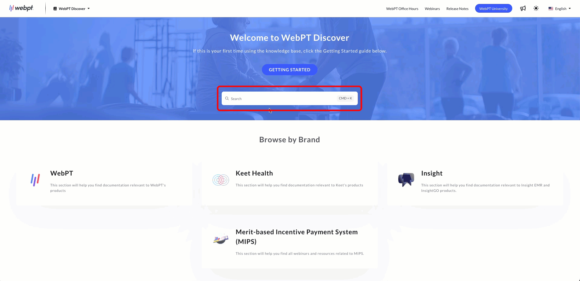 Get Started with WebPT Discover