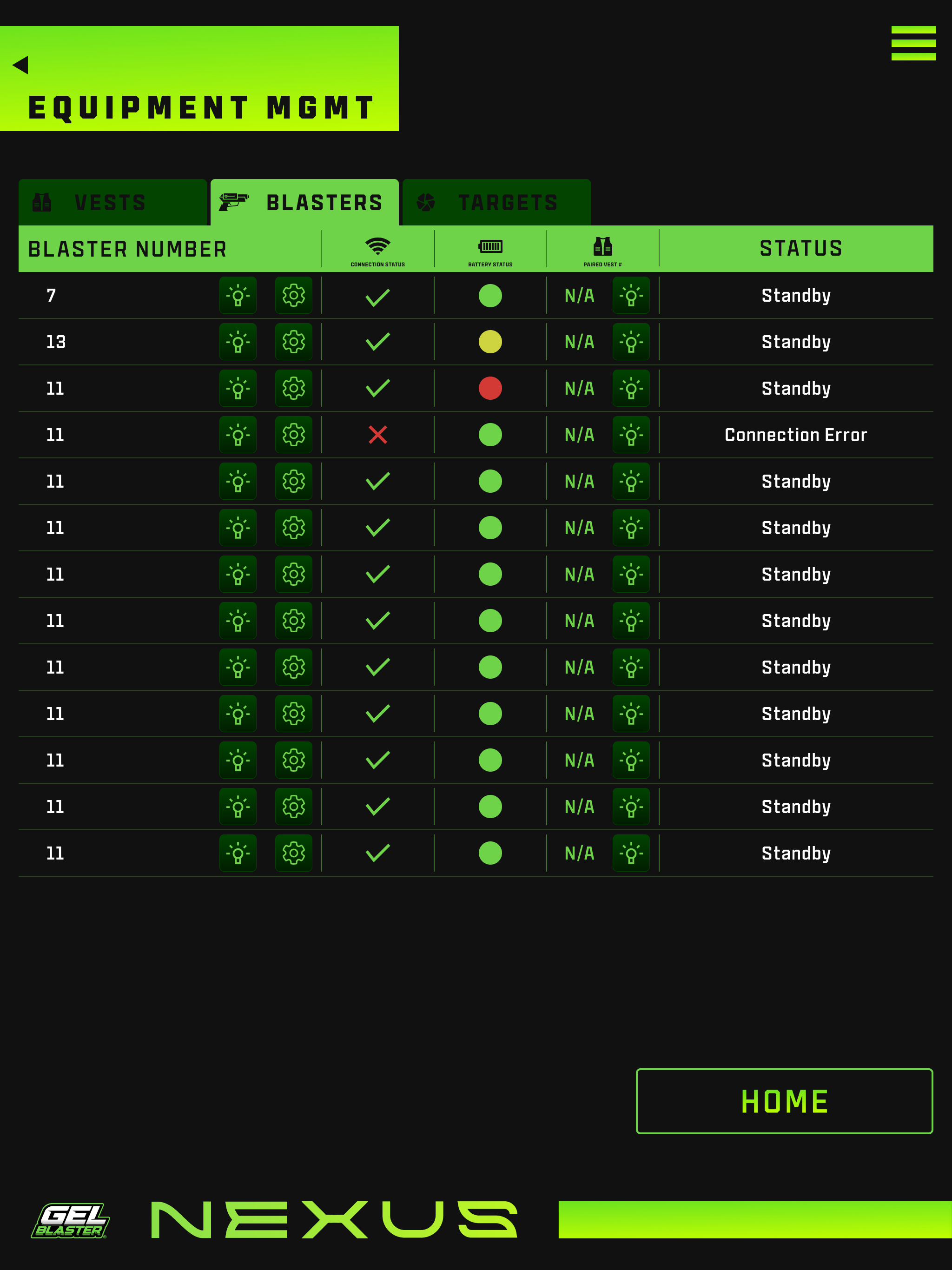 Nexus Control App (iPad)