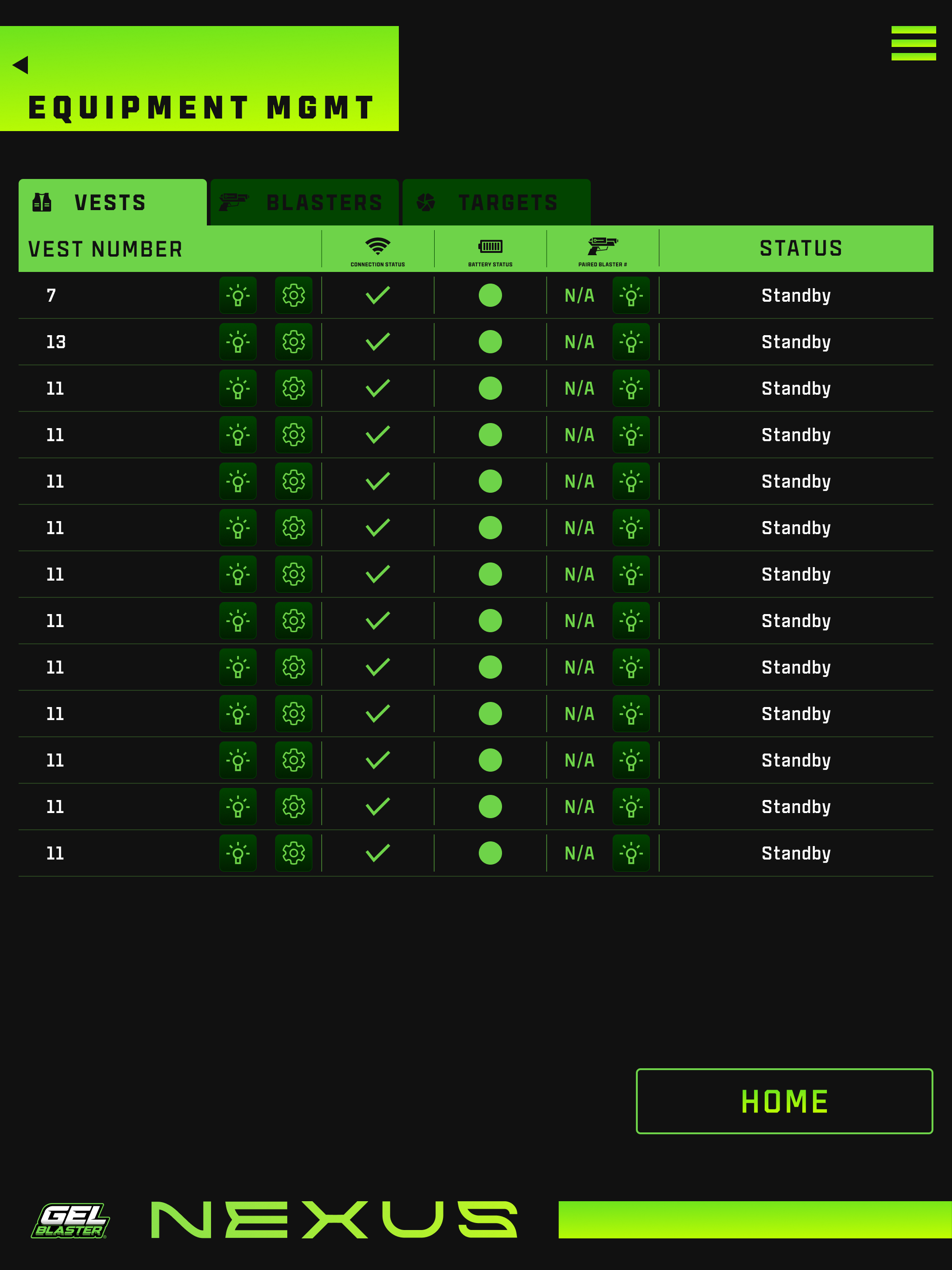 Vest Preparation