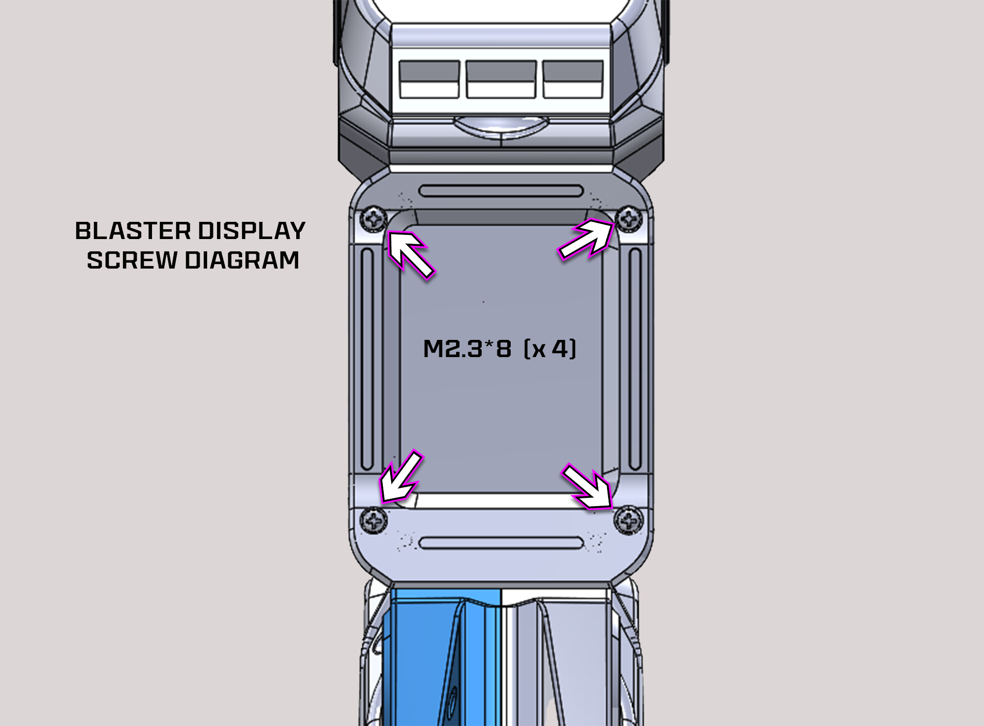 Blaster Screw Diagrams