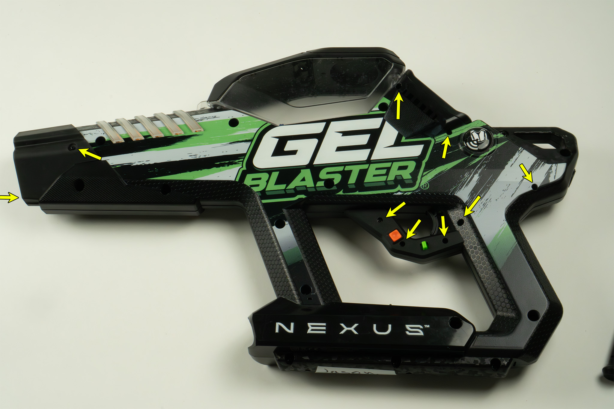Replace Gellet Launcher & Power board Assembly
