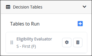Test and Use a Decision Table