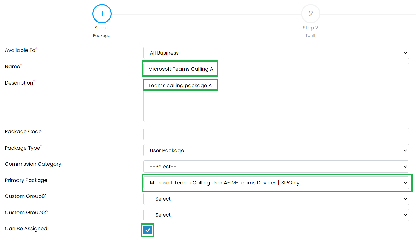 Microsoft Teams Calling User A & B Packages Overview & Assignment ...
