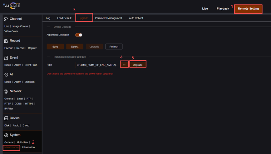 How to Upgrade an old version NVR or Camera to the Cloud Version