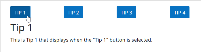 Example: Show or Hide Controls Based on Button Selection