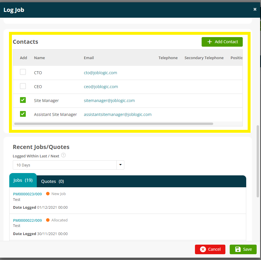 Adding an Asset Individually - User Guide | Support | Joblogic®