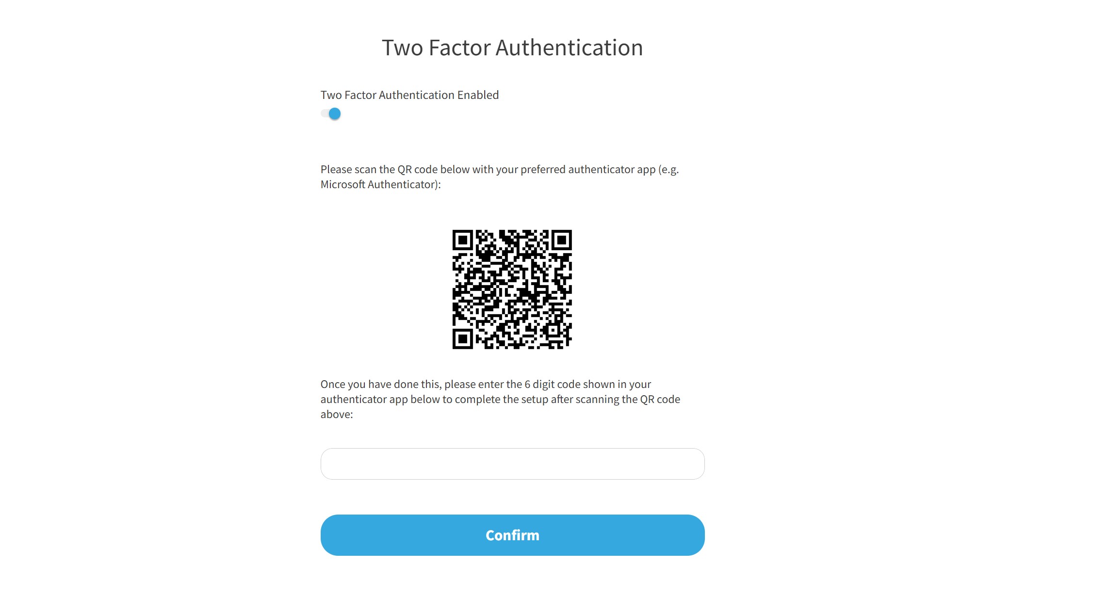 Setting Up Two-Factor Authentication