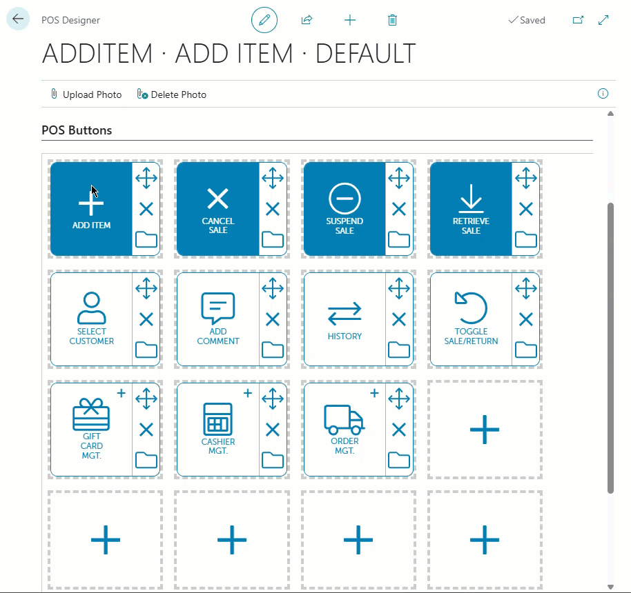 POS Designer: POS Buttons