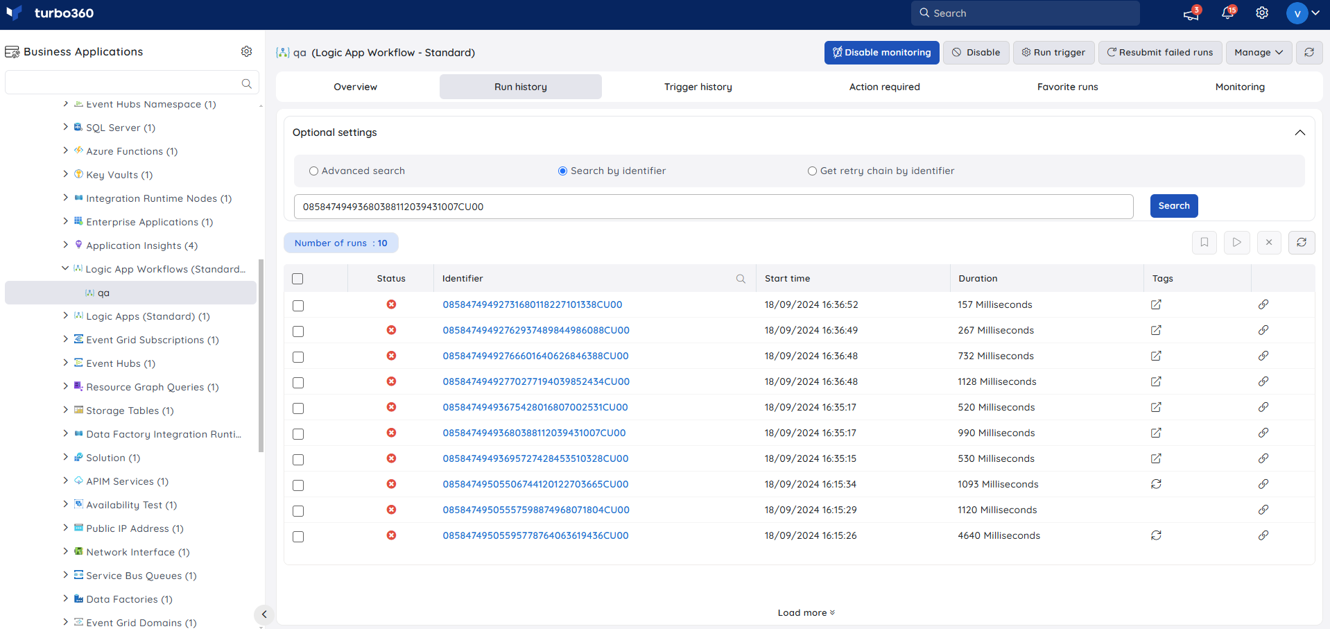 Logic App Workflow (Standard) - Azure Resource Features