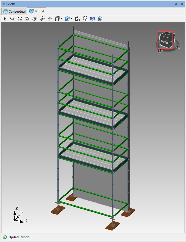 Copying Scaffold Elevations and Drawing Views