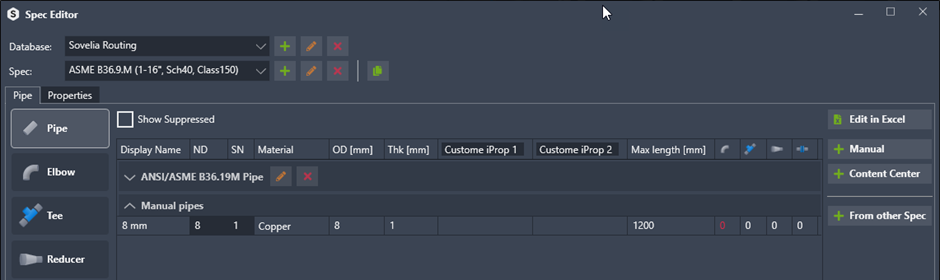 Get Started with Spec Editor