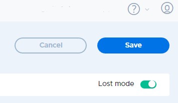 Deactivating Lost Mode