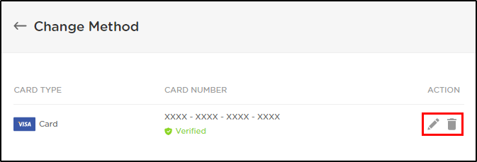 Parents: Change Payment Method