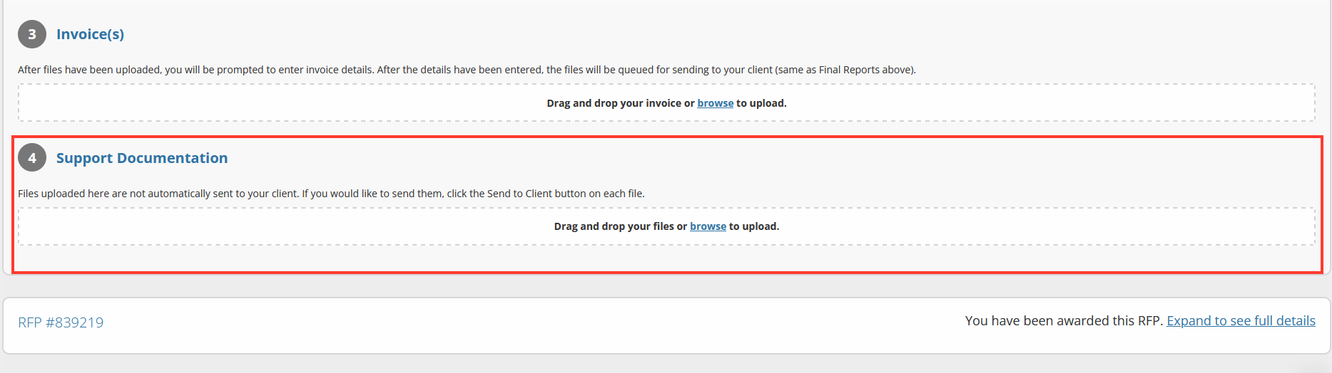Upload and Deliver Files
