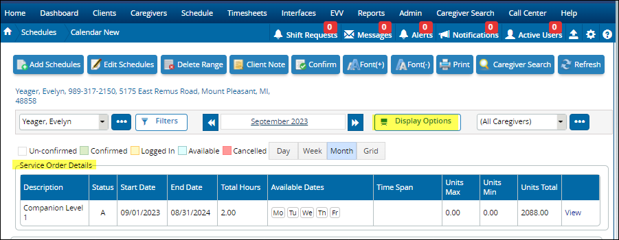 Service Orders Overview