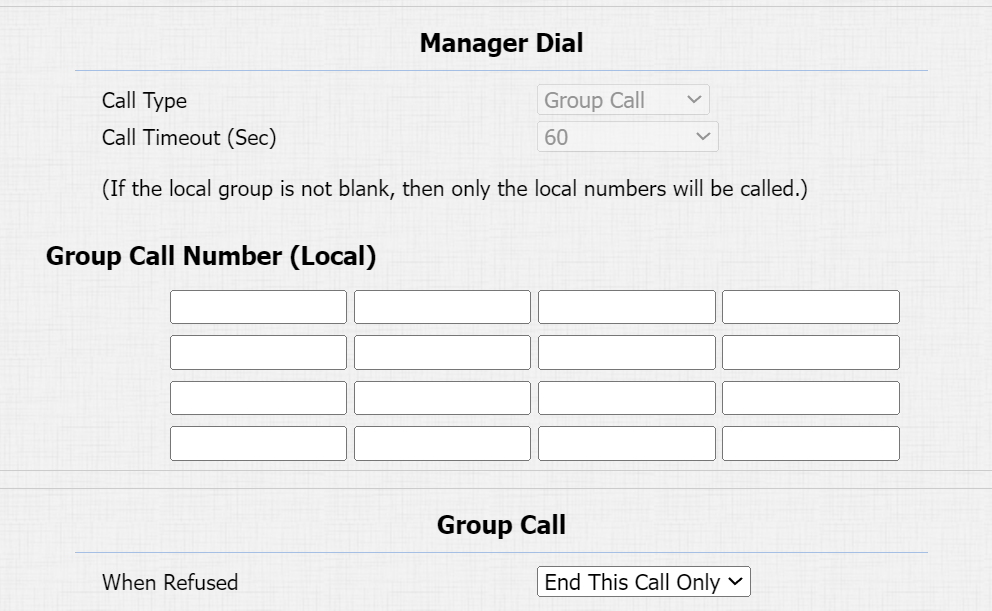 Call Settings