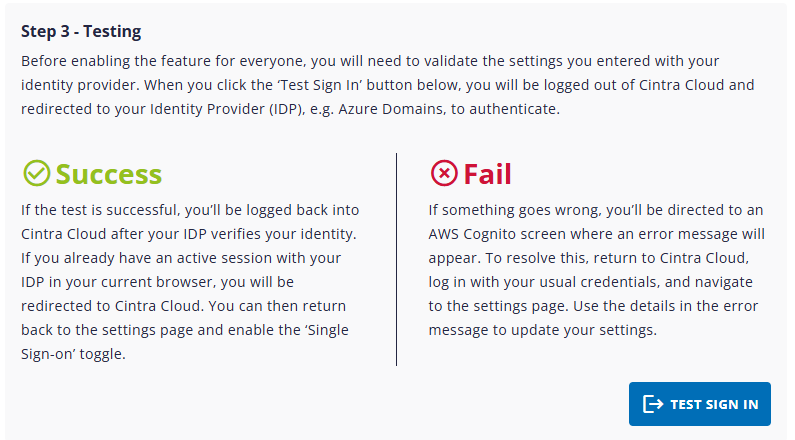 Setting up single sign-on (SSO)